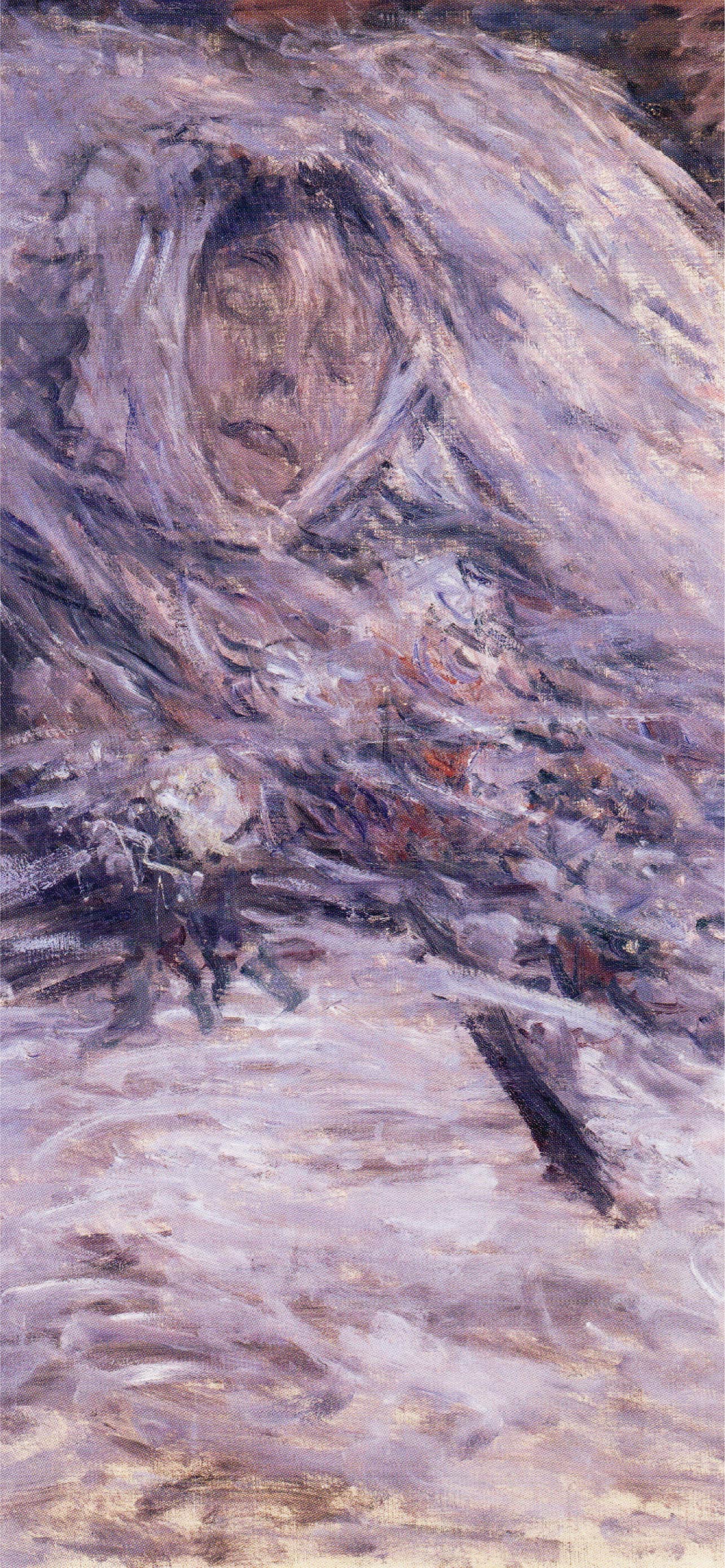 【無料壁紙】クロード・モネ「死の床カミーユ (1879)」 / Claude Monet_Camille Monet on her ...